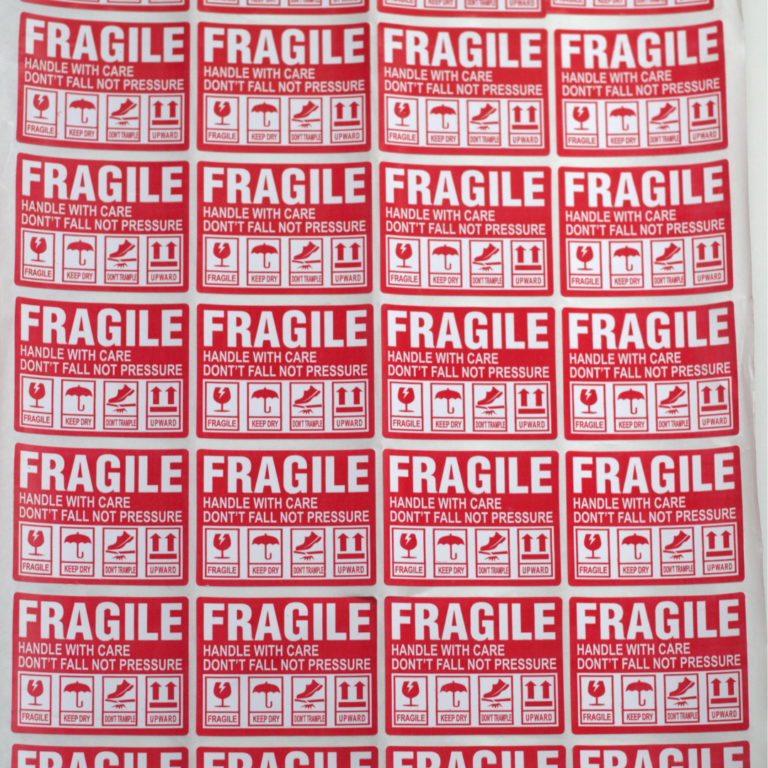 Fragile Sticker – Mercury Packaging